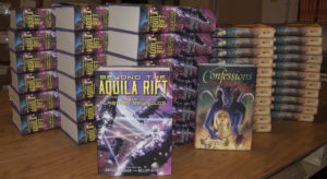 A Boat, A Board, A Table, and Books